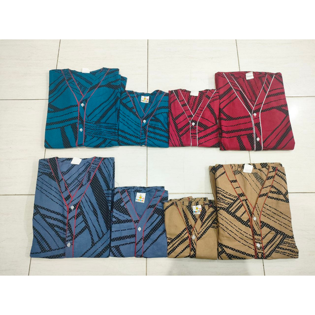 Jual BATIK BAGAN SIAPI API PIAMA COPLE BAHAN KATUN RAMI LENGKAP UKURAN ...