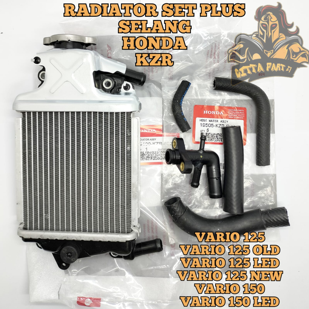 Jual RADIATOR SET PLUS PIPA SAMBUNGAN DAN SELANG RADIATOR ASLI HONDA ...