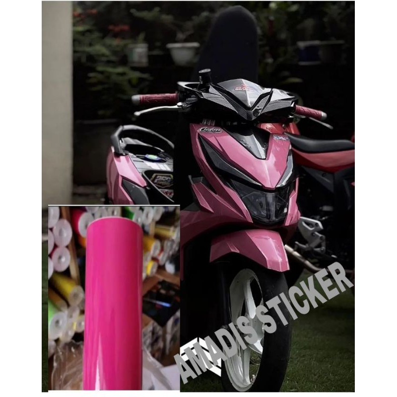 Jual stiker skotlet pink glossy scotlite motor pink kilap | Shopee ...