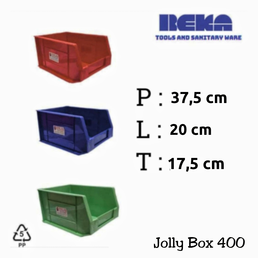 Jual Jolly Box 400 /Keranjang Susun / Keranjang Sparepart / Perkakas ...
