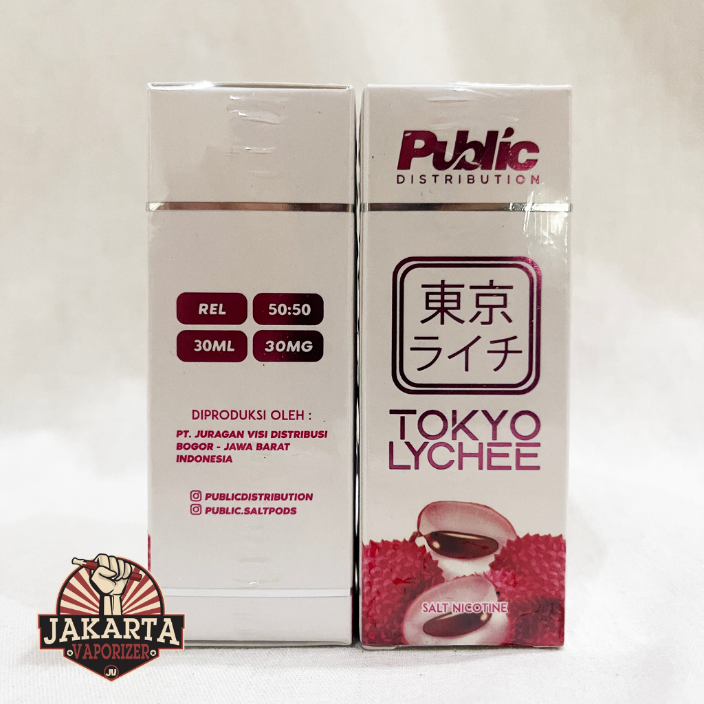 Jual [SALT] TOKYO LYCHEE SALTNIC 30ML 30MG BY PUBLIC | Shopee Indonesia