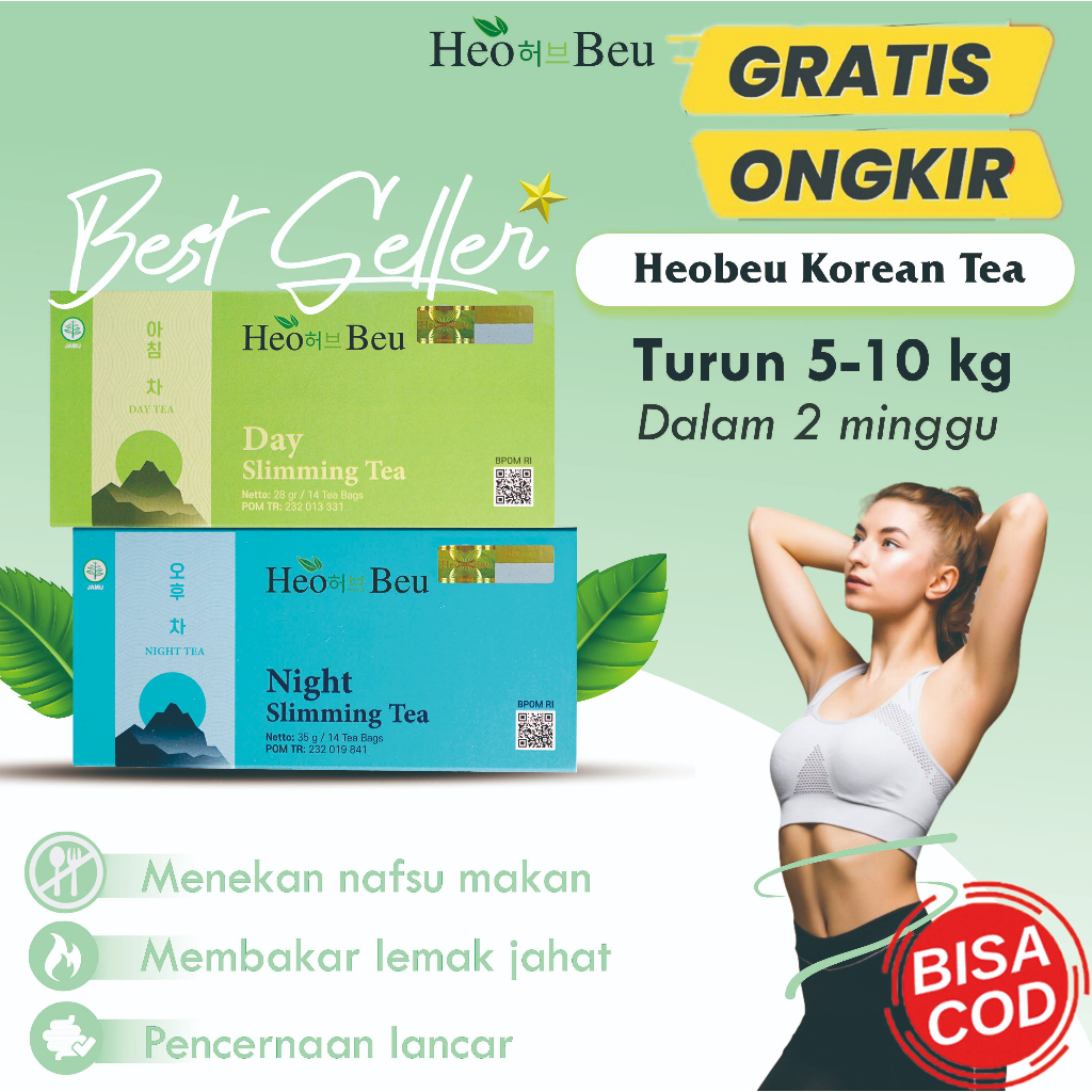 Jual HEO BEU SLIMMING TEA ORIGINAL | TEH HEO BEO KOREA ORIGINAL BPOM ...