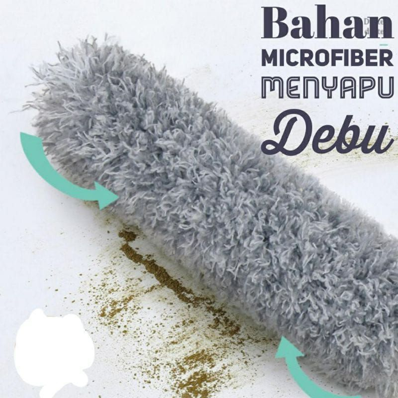 Jual Kemoceng Teleskopik 280cm Kemoceng Tarik Sapu Microfiber 2.8 Meter ...
