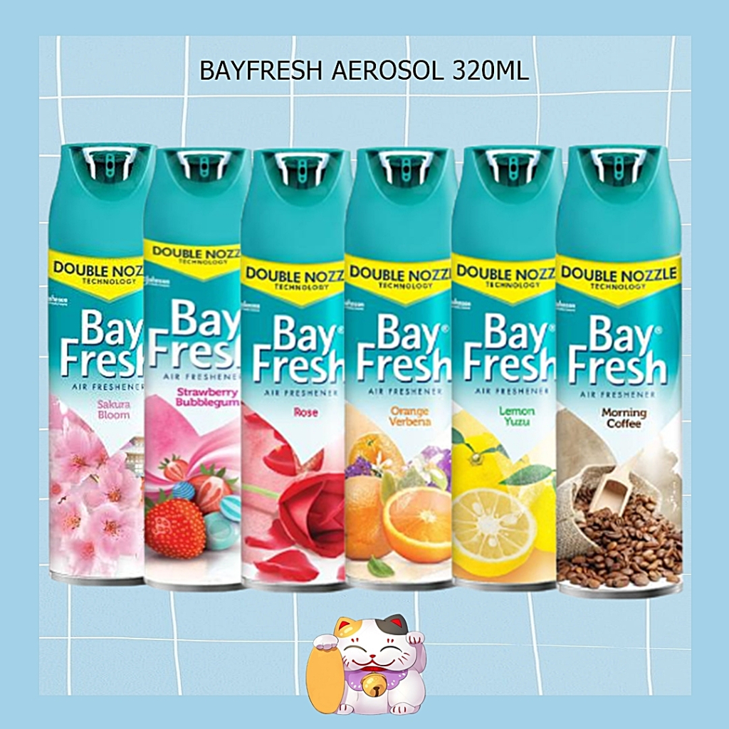 Jual Bayfresh Aerosol Air Freshener 320ml / Bayfresh Pengharum Ruangan | Shopee Indonesia