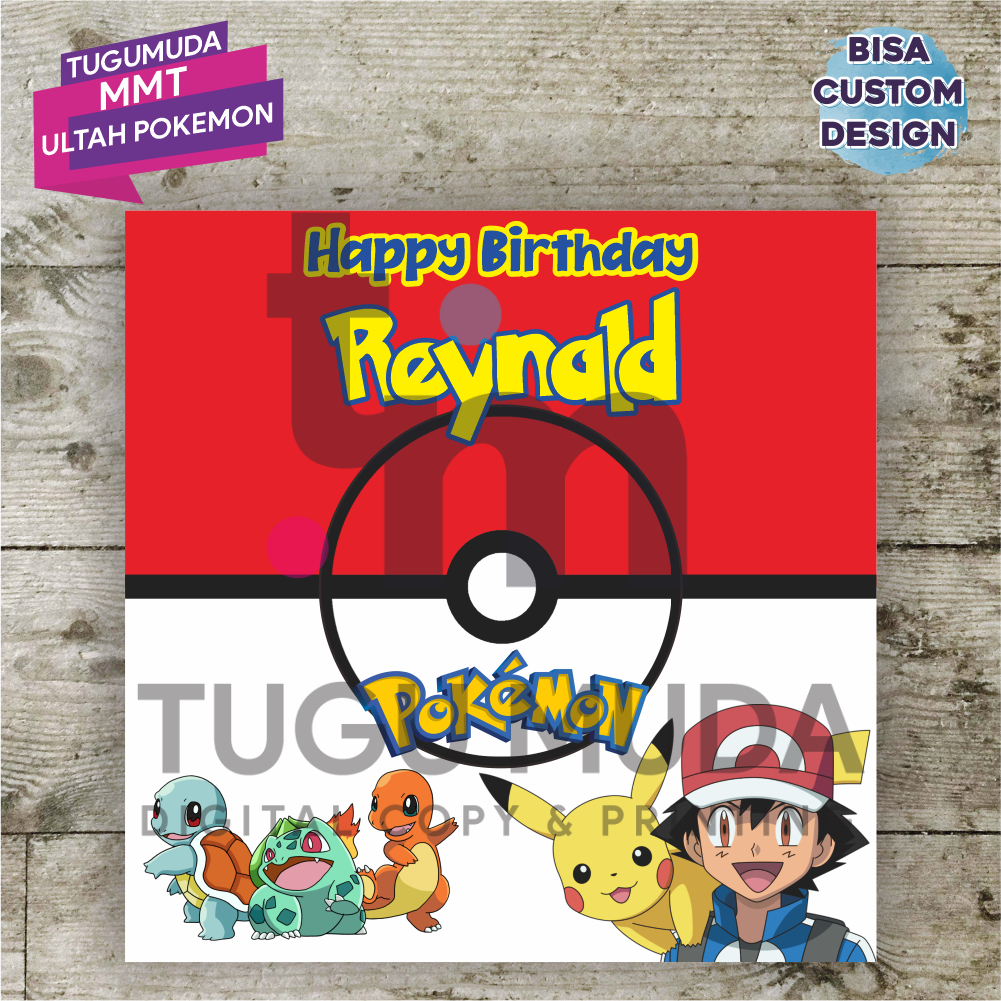 Jual Cetak Banner|Backdrop|Spanduk Ultah/Ulang Tahun Anak - POKEMON ...