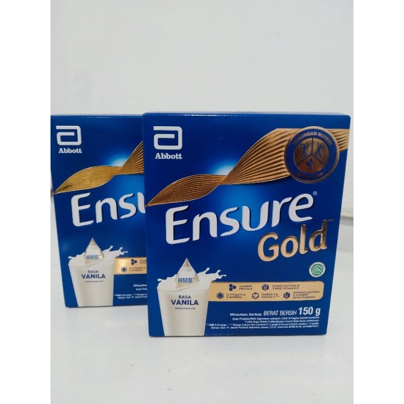 Jual ENSURE VANILLA GOLD 150g paket hemat (X2) | Shopee Indonesia
