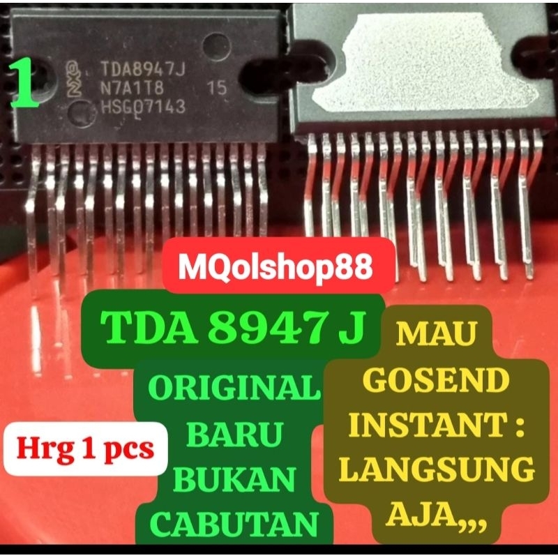 Jual TDA8947J ORIGINAL TDA8947 J TDA 8947J IC TR TRANSISTOR AMPLI MOSFET FET IGBT | Shopee Indonesia