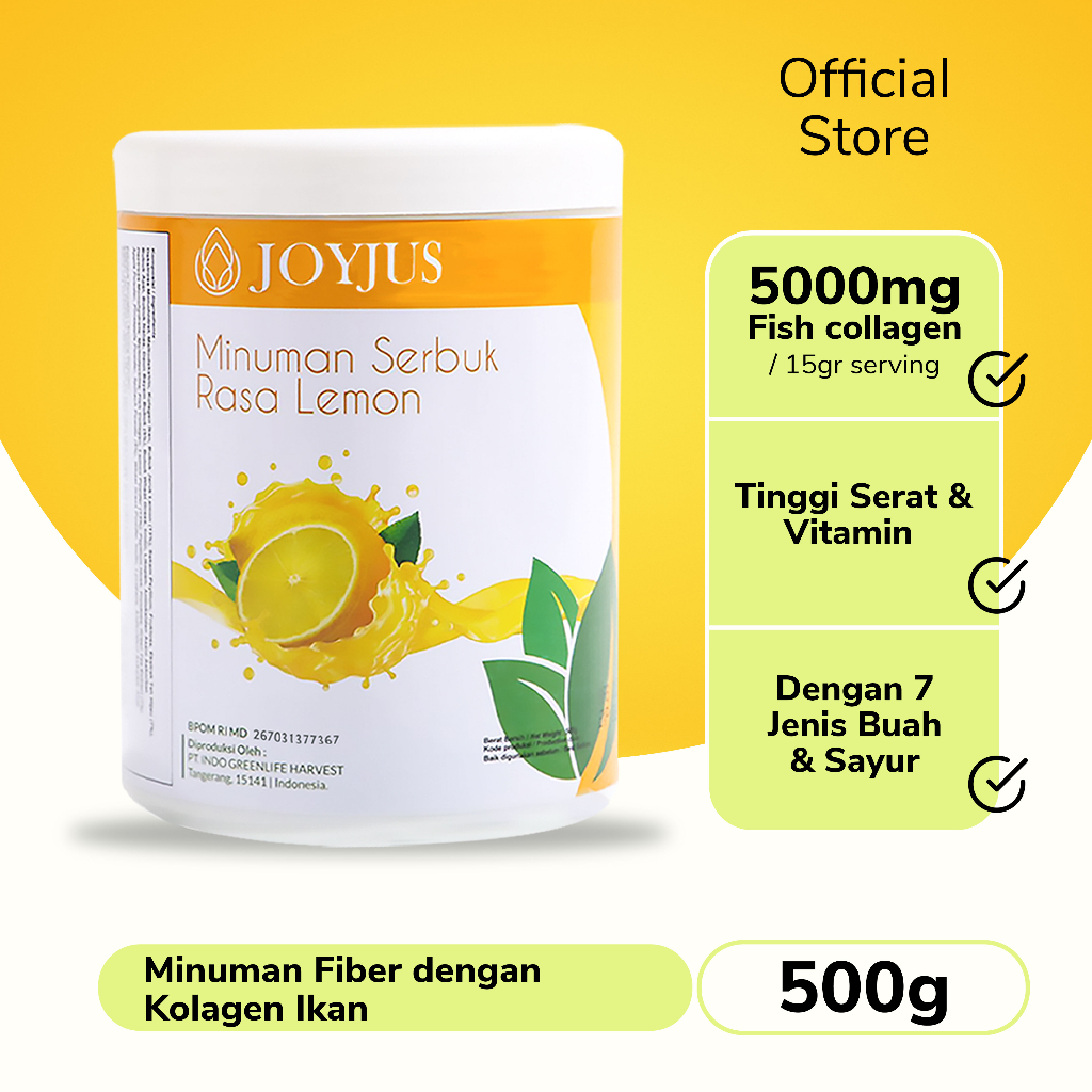 Jual MINUMAN PELANGSING BADAN JOYJUS SLIM FIBER with COLLAGEN | BPOM ...