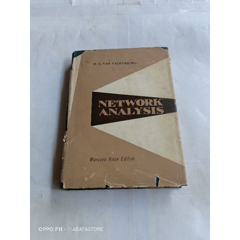Jual BUKU NETWORK ANALYSIS M E VAN VALKENBURG | Shopee Indonesia