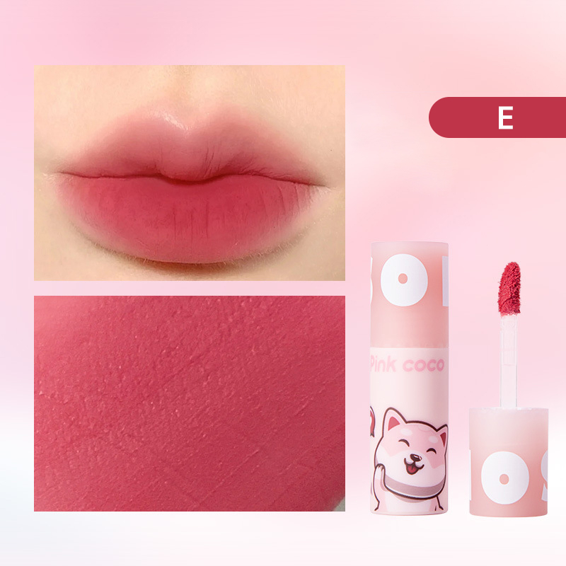 Jual [COD]XIXI Lip Glaze Matte Velvet Lucu Bear 5 Warna Matte Lip Mud ...