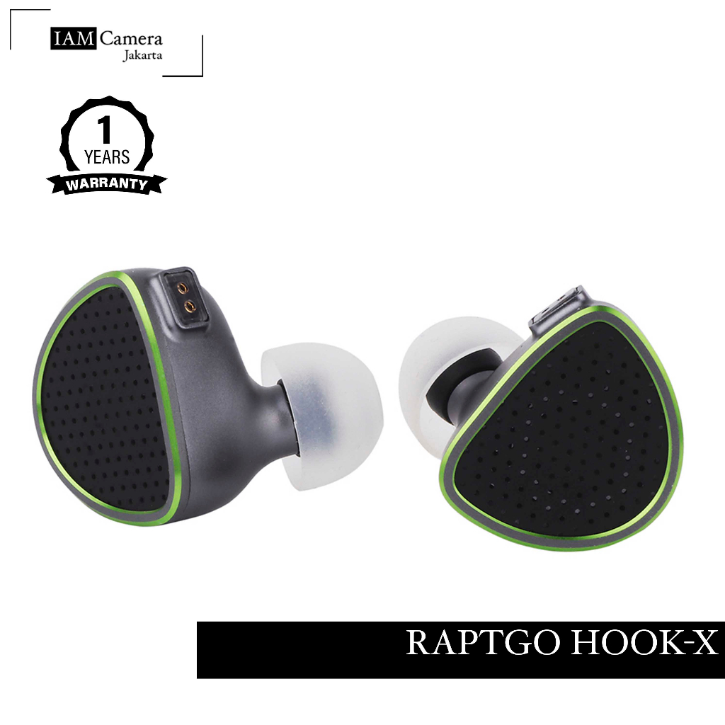 Jual RAPTGO HOOK X Planar PiezoElectric Drivers Hybrid IEM In Ear ...