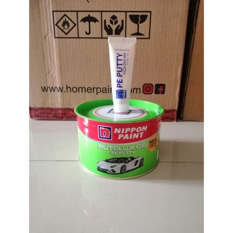 Jual Dempul Autolux 66 PE Putty 1 Kg | Shopee Indonesia