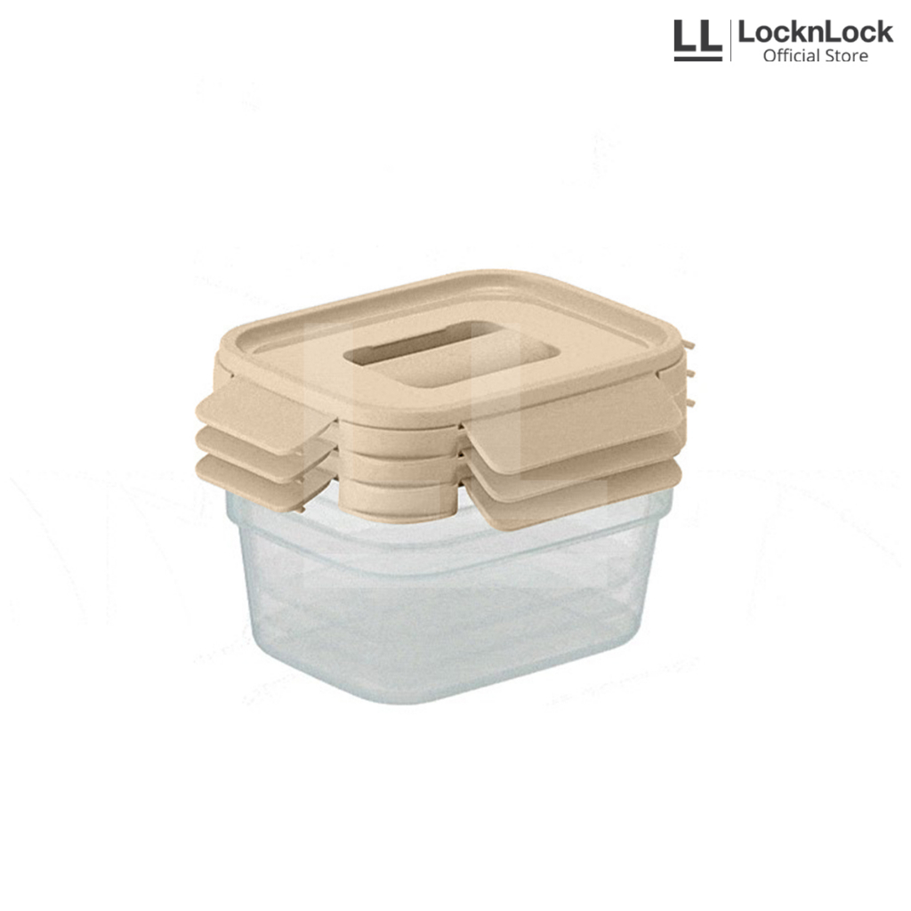 Jual LocknLock Kotak Makan Gift Set Chak Chak 920ml 3P Set - LTN330S3IVY | Shopee Indonesia