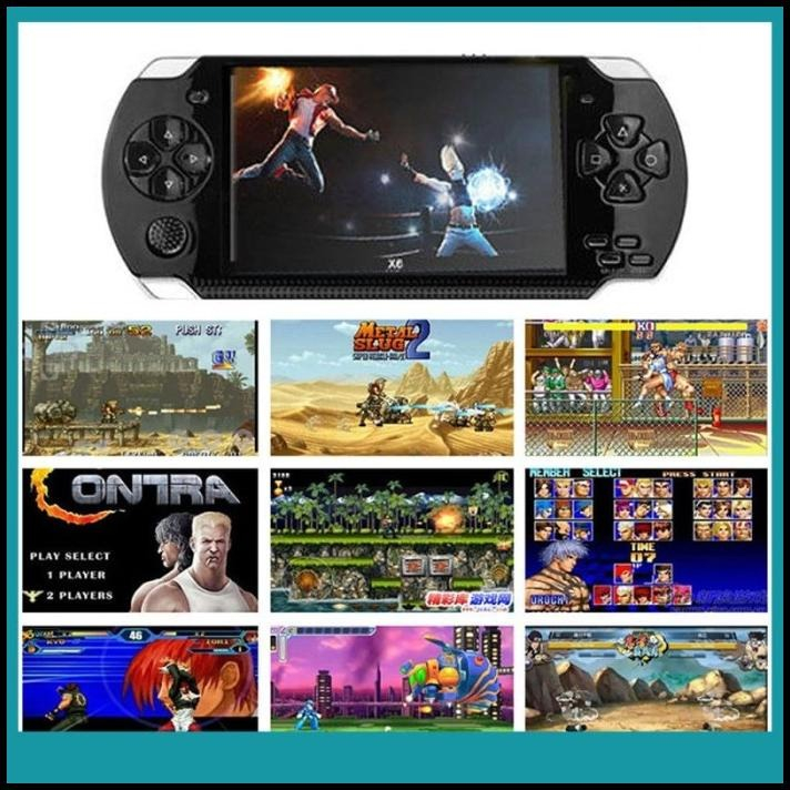 Jual AMD Gameboy Konsol Game X6 Konsol Game Handheld Game Consoles 8GB 4.3 in Console Player ...