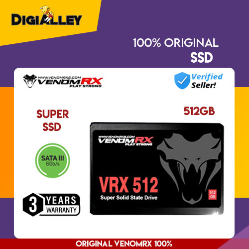 Jual NEW SSD 512GB VenomRX Super 512 GB Original | Shopee Indonesia