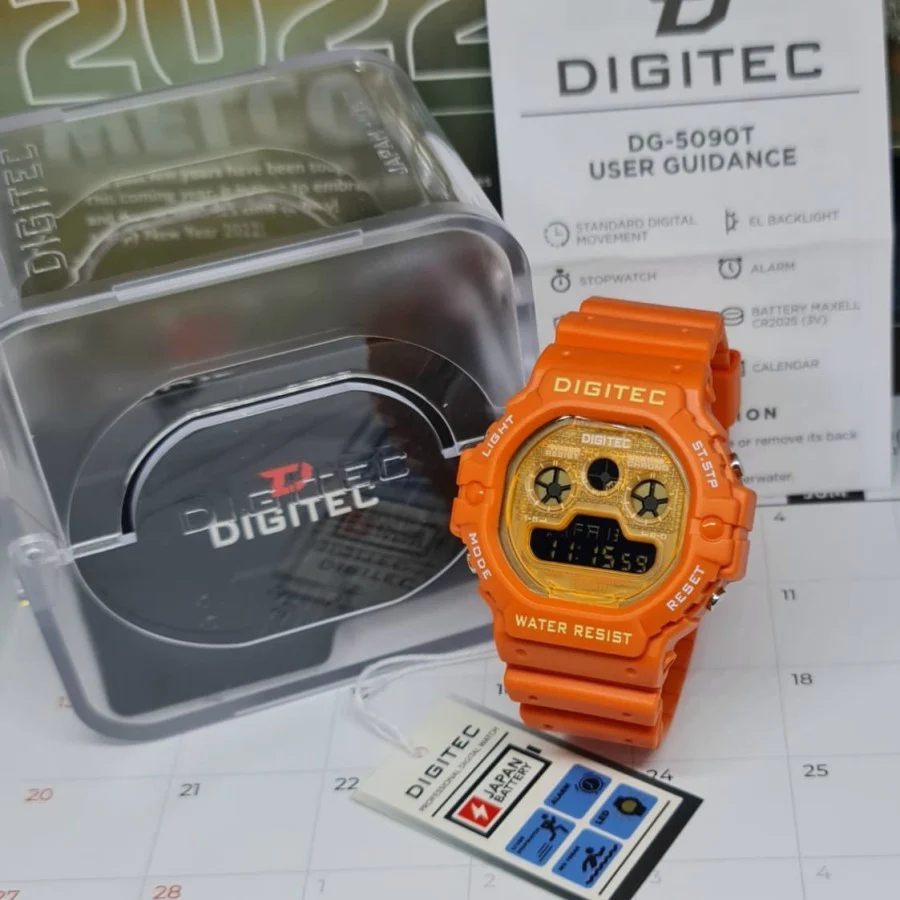 Jual Jam Tangan DIGITEC DG 5090T Garansi Original 100% Water Resist ...