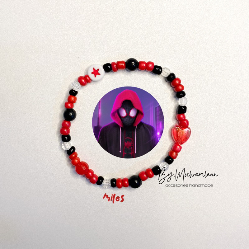 Jual Gelang Couple Spiderman Miles Morales & Gwen Stacy | Spiderman ...