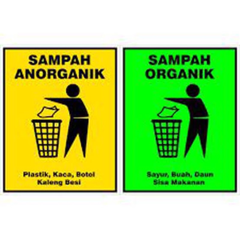 Jual STICKER SAMPAH ORGANIK | Shopee Indonesia