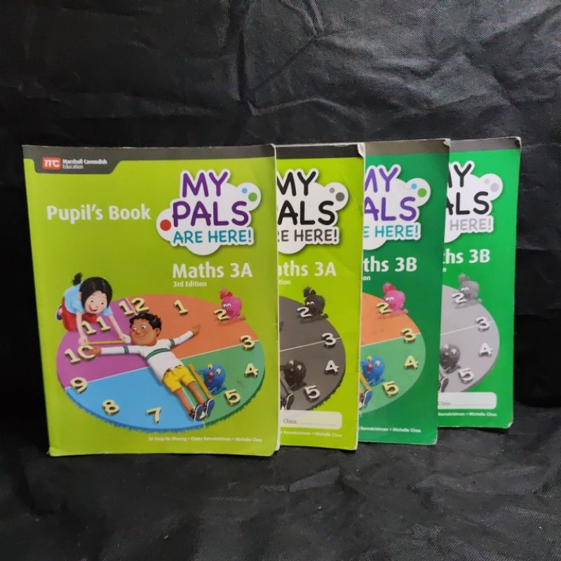 Jual Buku My Pals Are Here Maths 3A, 3B, Pupils Book, Workbook, Dr Fong ...