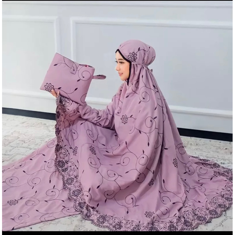 Jual Mysha_store.official - [COD] Mukena Dewasa Gracella Renda Series ...