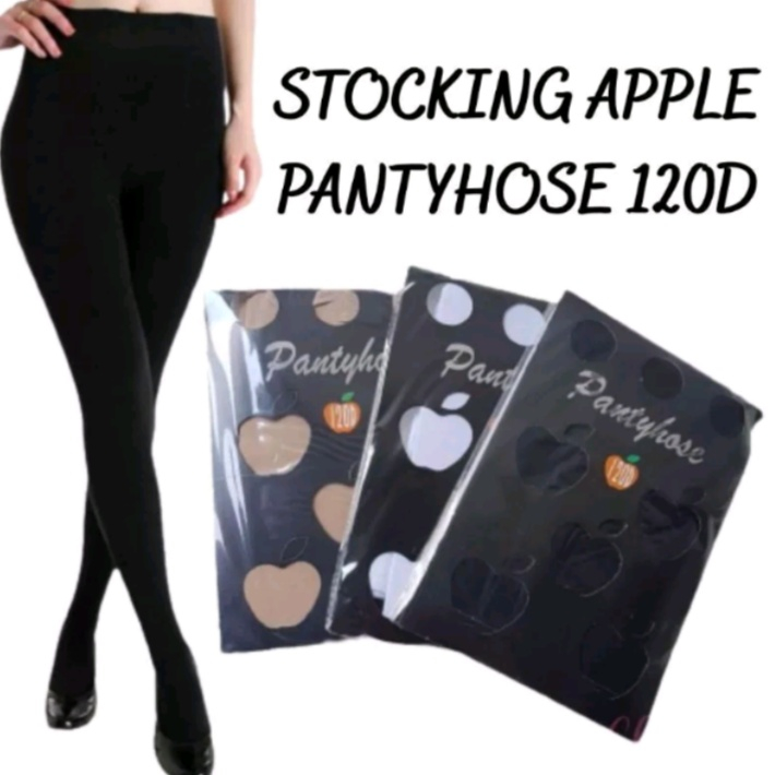 Jual Stocking celana apple wanita dewasa tebal panjang Pantyhose 120D ...