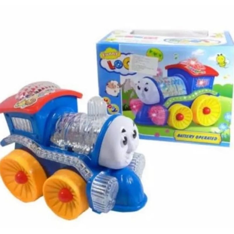 Jual Mainan Kereta Api Train Funny Loco Train Lampu Dan Suara | Shopee ...