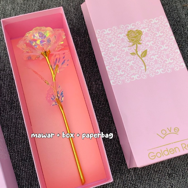 Jual Gift Box Mawar Foil - Bunga Mawar Dekorasi - Kado Wisuda Sidang ...