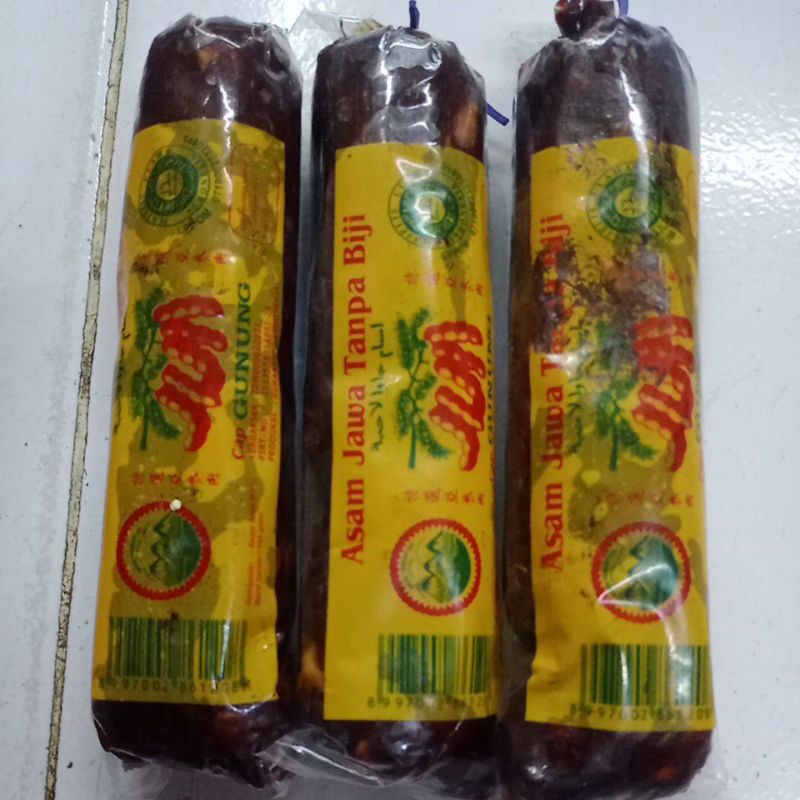Jual Asam jawa kuning tanpa biji/asam jawa cap gunung | Shopee Indonesia