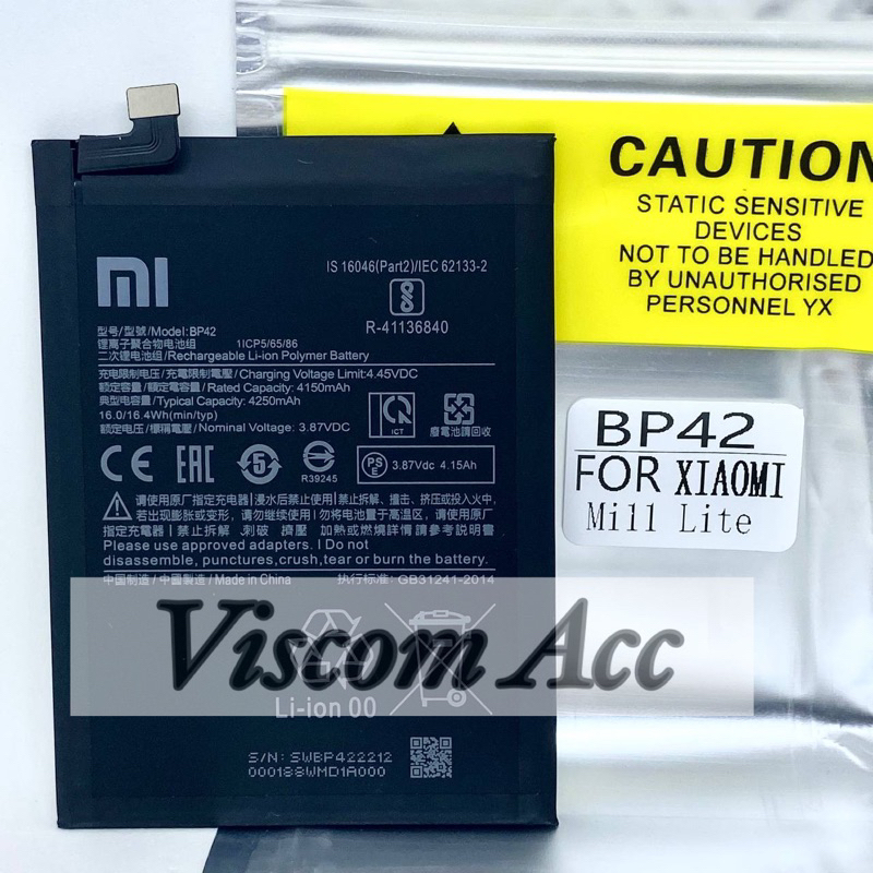 Jual Baterai Xiaomi Mi11 Lite Original BP42 Mi 11 Lite | Shopee Indonesia