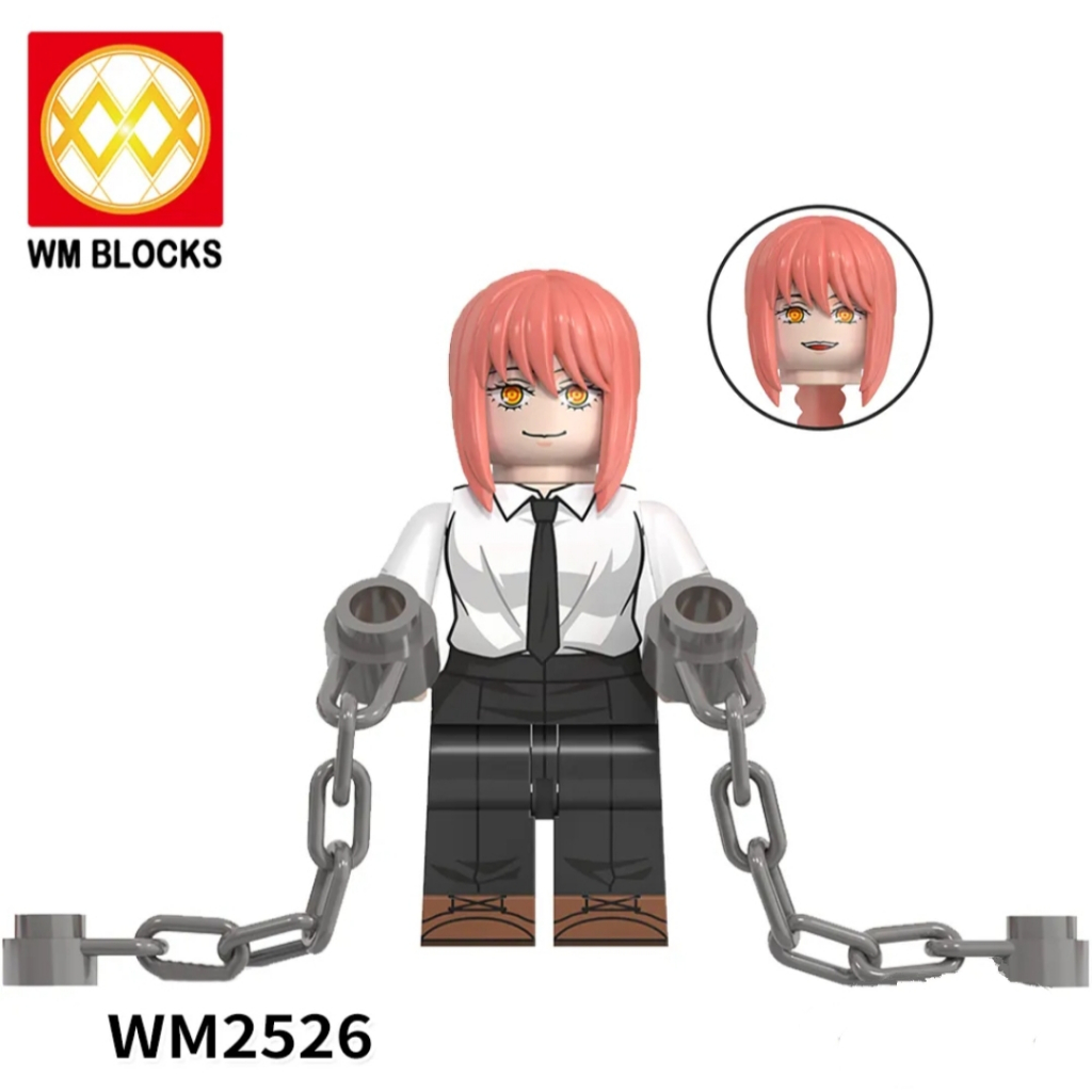 Jual Mainan Brick Lego Chainsaw Man Makima Mini Action Figure | Shopee ...