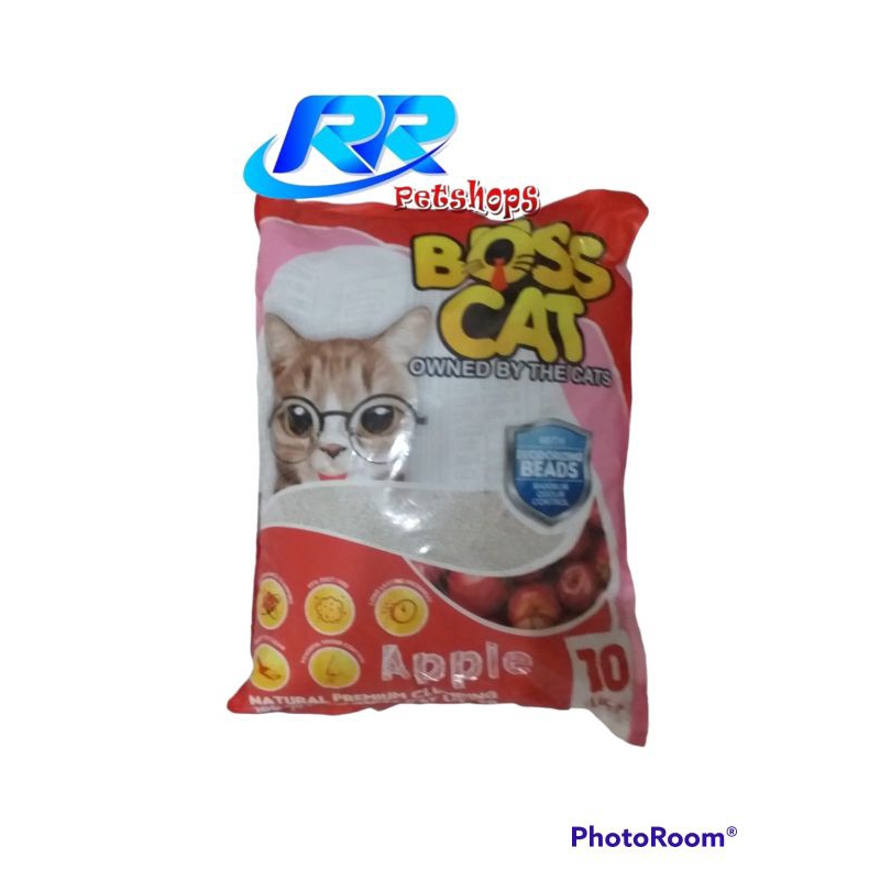 Jual Pasir kucing gumpal wangi Boss Cat bentonite Cat Litter 10 liter | Shopee Indonesia