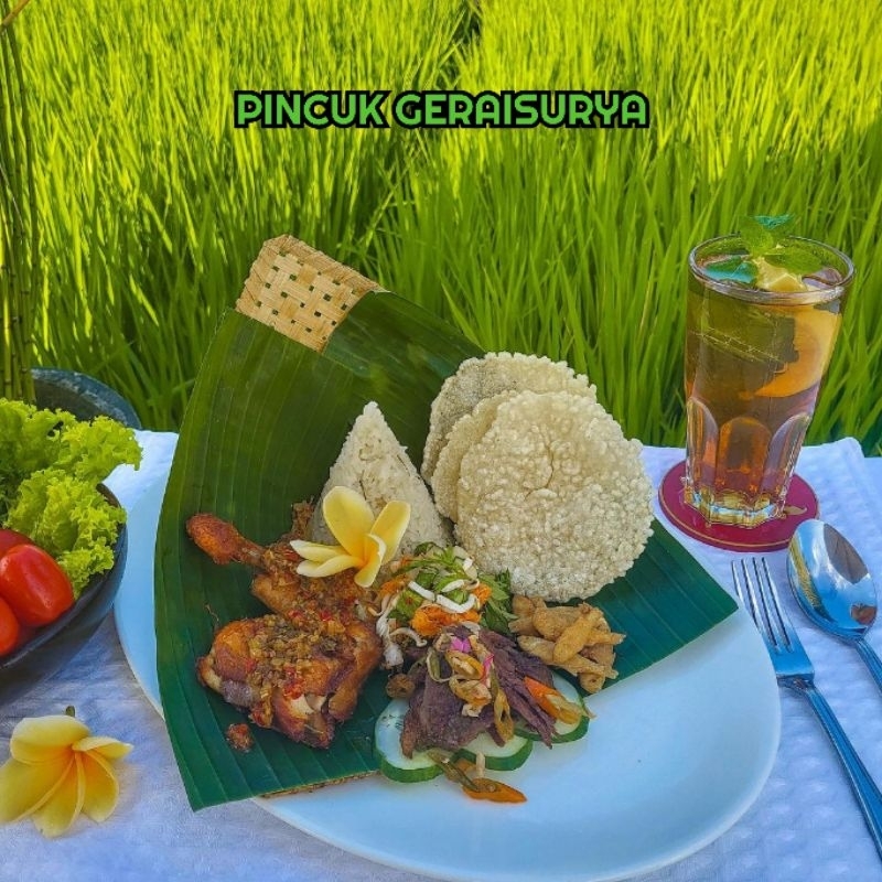Jual Pincuk bambu alas makan pecel | Shopee Indonesia
