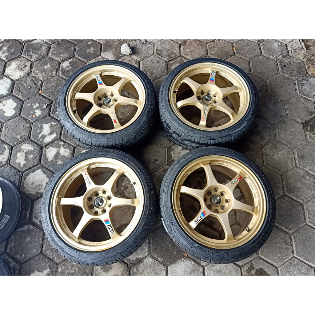 Jual Velg Mobil Bekas SSR Type-C Ring 17 Lebar 8 Lobang Baut 4 Et38 Ban ...