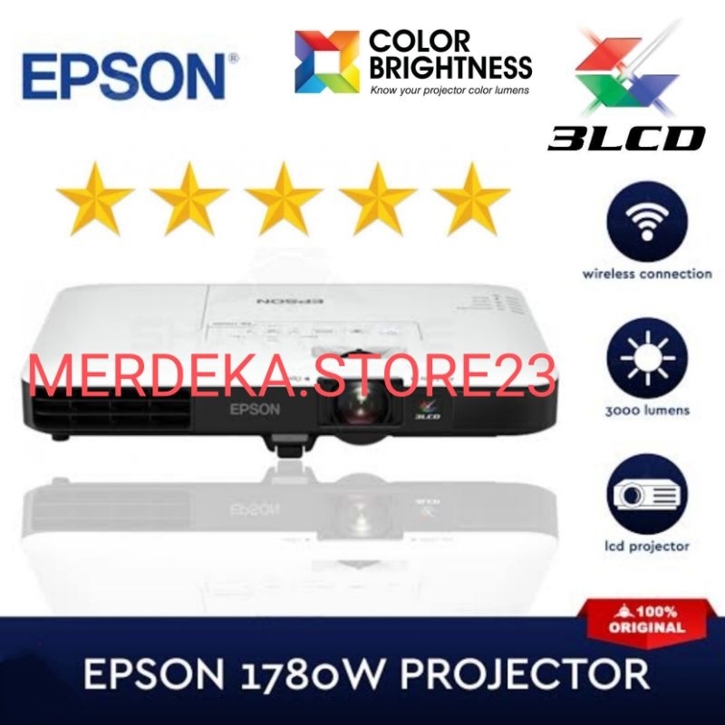 Jual EPSON EB 1780 W LCD PROYEKTOR EPSON EB 1780W EPSON -1780W ...