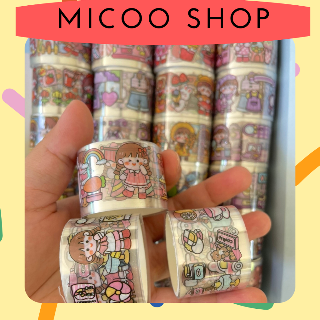 Jual [MICOO] DIJUAL SATUAN Sticker Rolling Momo Lucu / Stiker Momo Roll ...