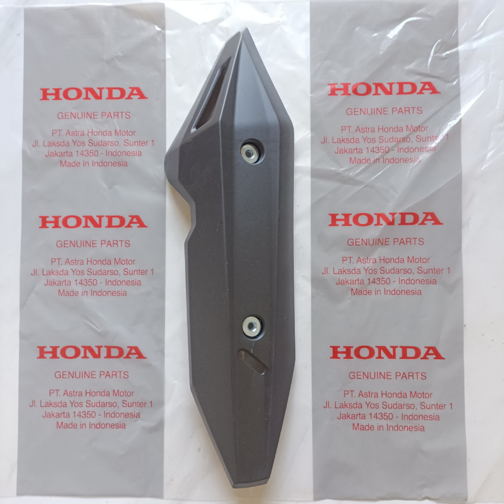 Jual Tameng tutup knalpot protector muffler honda new vario 125 esp led new vario 150 esp led ...