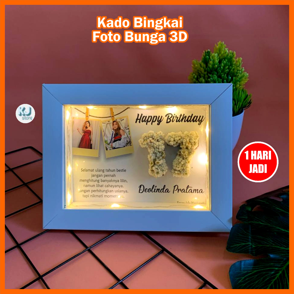 Jual Kado Foto Ulang Tahun Aesthetic Wisuda Hadiah Ultah Pacar Anniv ...