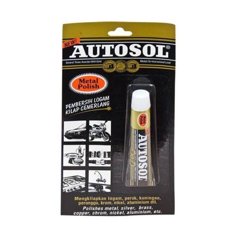 Jual Autosol Metal Polish 15 Gram - Poles Metal Chrome Stainless (ASLI ...