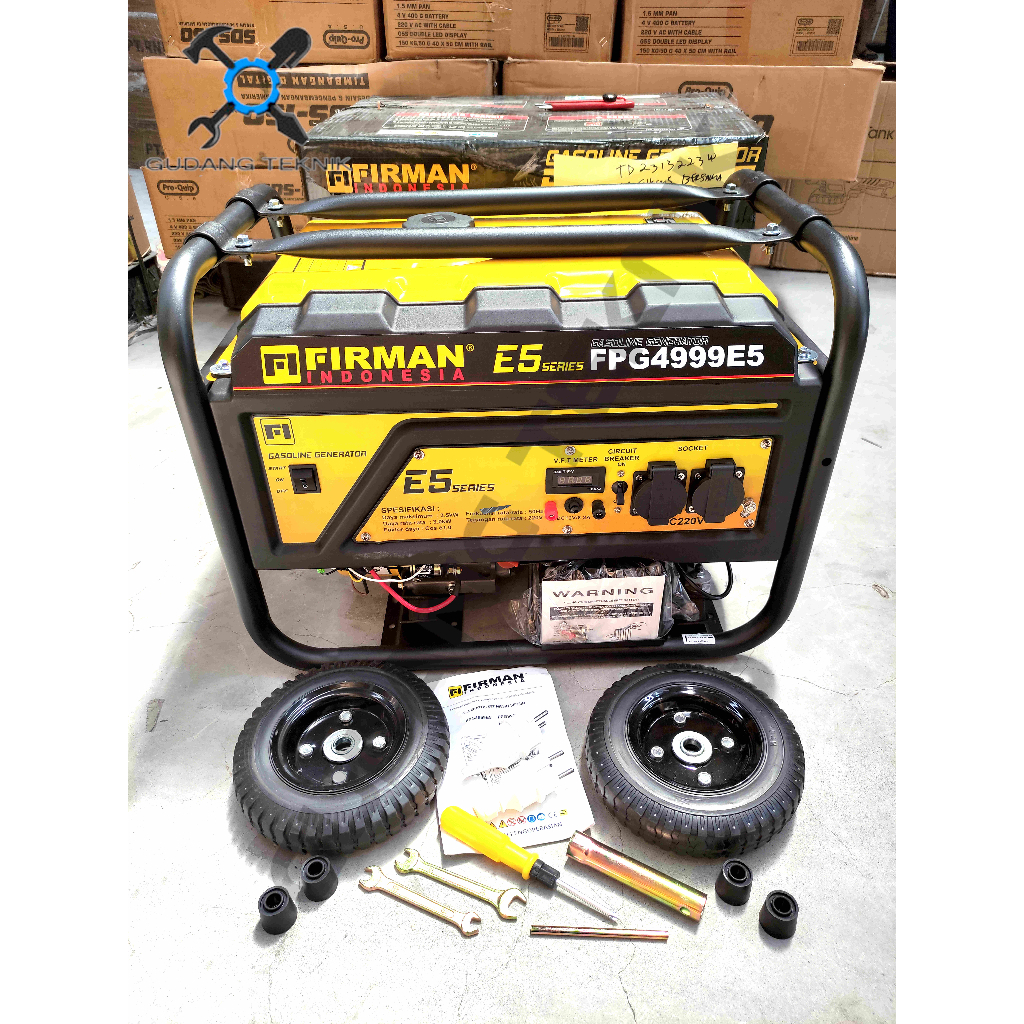 Jual Mesin Genset Listrik 3.5Kw 4Tak FPG4999E5 FIRMAN / Genset Gasoline ...