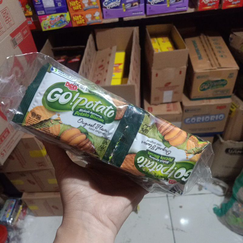 Jual Gopotato biskuit kentang 20pcs | Shopee Indonesia