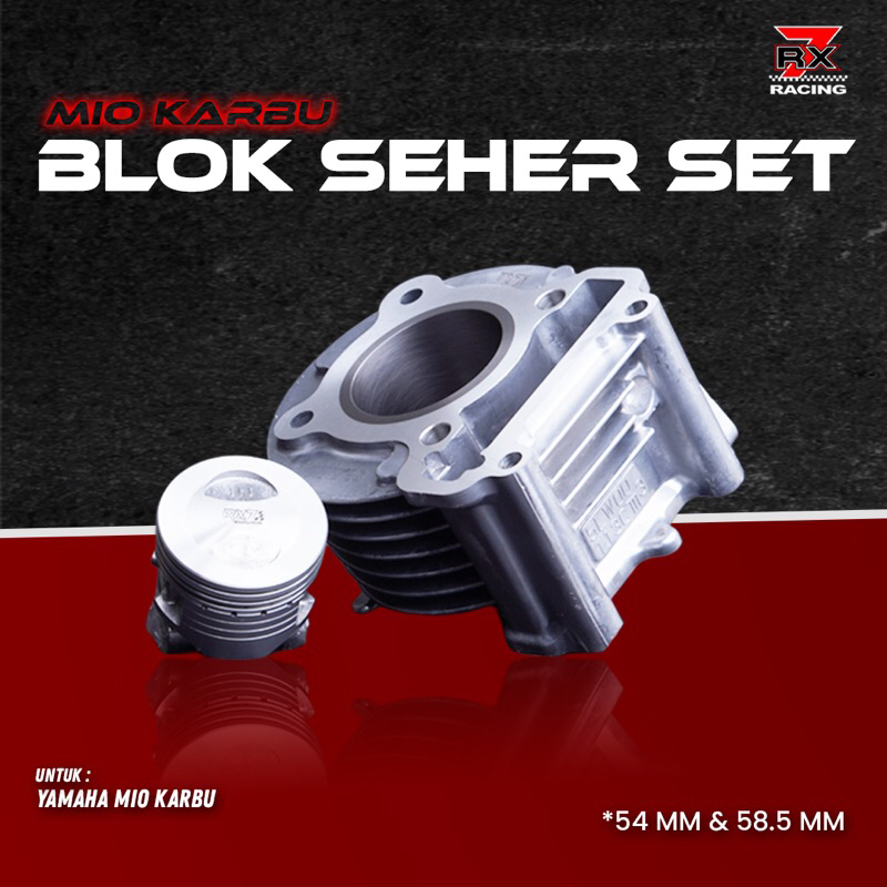 Jual Blok Seher Mio Karbu Fino Karbu Nouvo Boreup Set Diameter 54mm 585mm Rx7 Racing | Shopee ...