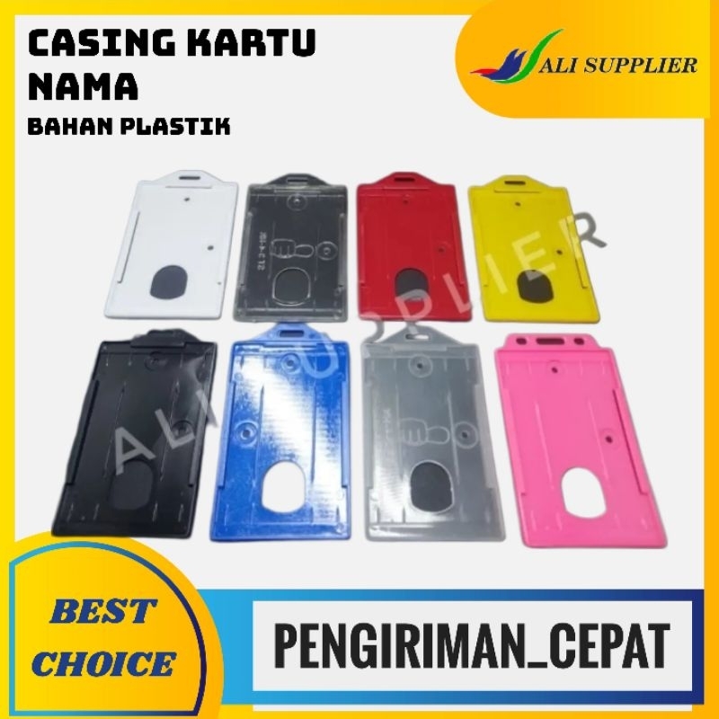 Jual 50PCS Name Tag ID Card Holder / Name Holder / Pelindung Kartu ...