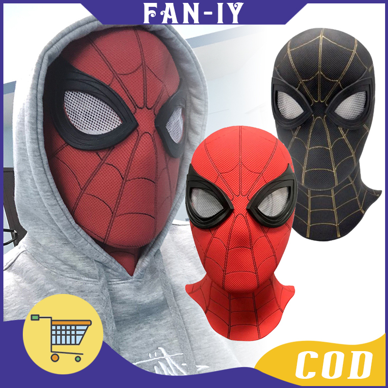 Jual Bisa Kedip Topeng Spiderman Dewasa Hitam / Super Hero Spiderman ...