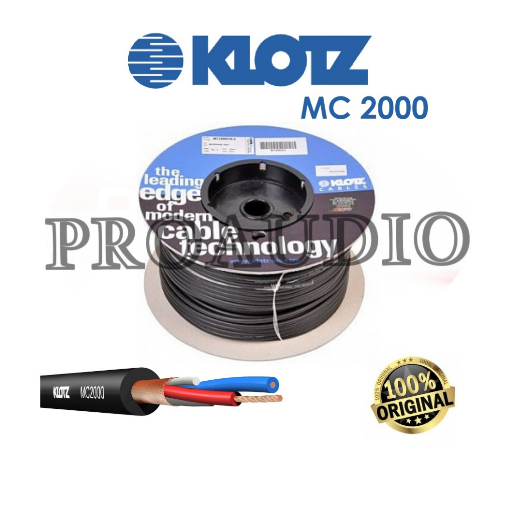 Jual Kabel Klotz MC2000 / MC 2000 MC-2000 Microphone Cable Original Meteran | Shopee Indonesia