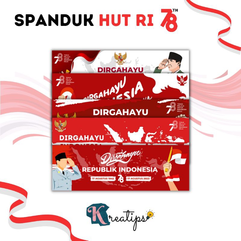 Jual Spanduk 17 Agustus Banner Agustusan Custom HUT RI Dirgahayu ...