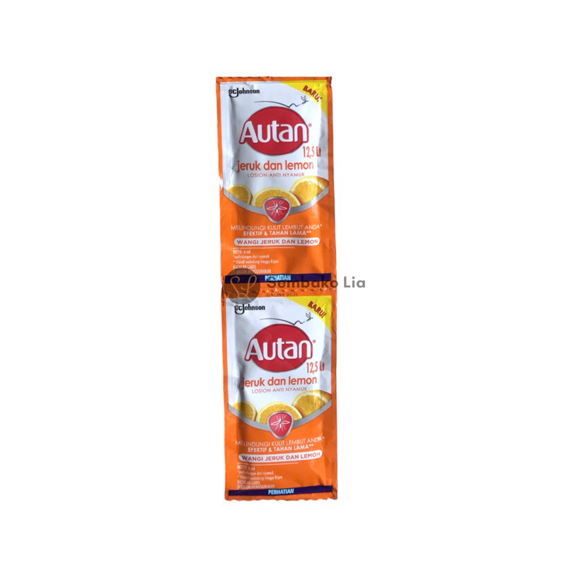 Jual Autan Lotion Anti Nyamuk Autan Sachet 6ml Renteng Isi 12pc Sachet ...