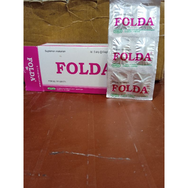 Jual Folda Kapsul isi 6 Kaplet/Suplemen Untuk Ibu Hamil;foldakap ...