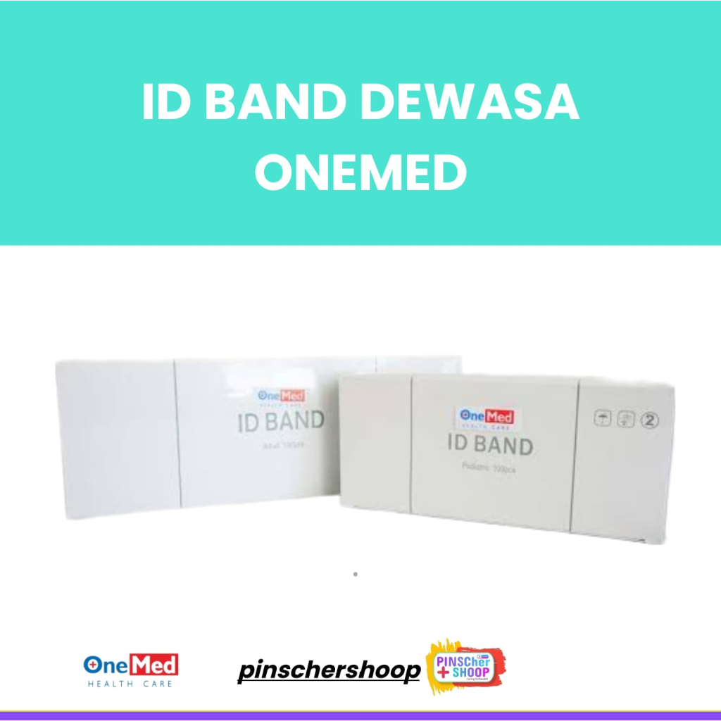 Jual ID Band Dewasa Gelang Pasien Blue Pink Identification Onemed ...
