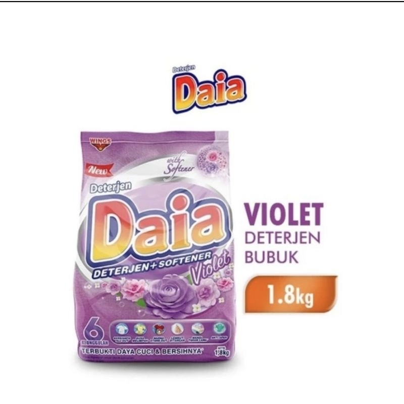Jual Daia Powder Detergent 1,6 kg | Shopee Indonesia