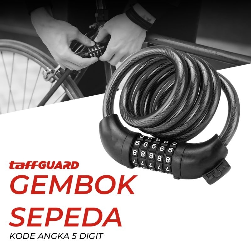 Jual Kunci gembok pengaman sepeda kode sandi | Shopee Indonesia